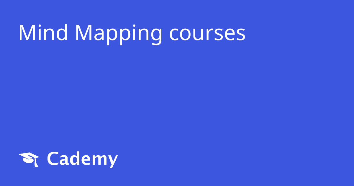 Mind Mapping courses - Cademy